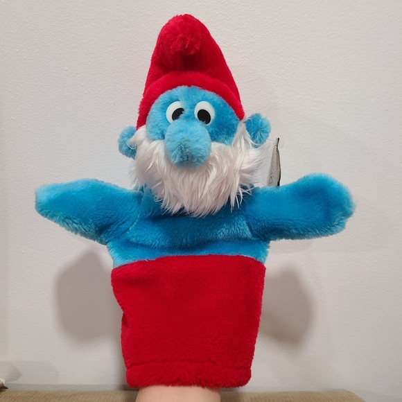 Peyo | Other | 981 Vintage Papa Smurf Plush Hand Puppet | Poshmark